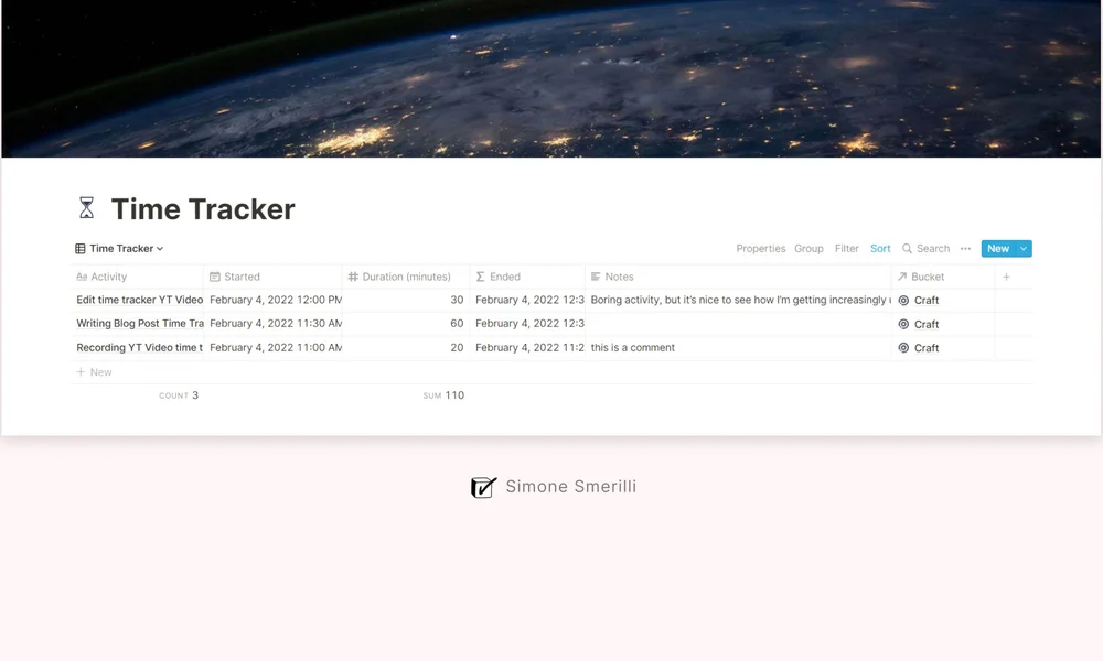 Advanced Notion Time Tracker (how to track time in Notion)