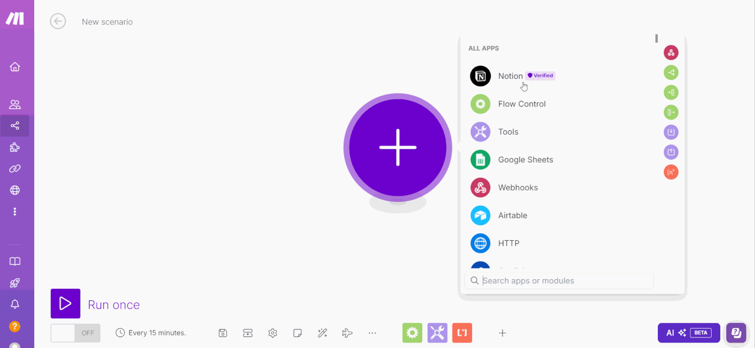 How to trigger webhooks from Notion databases and buttons - Make, Zapier, n8n, Pipedream