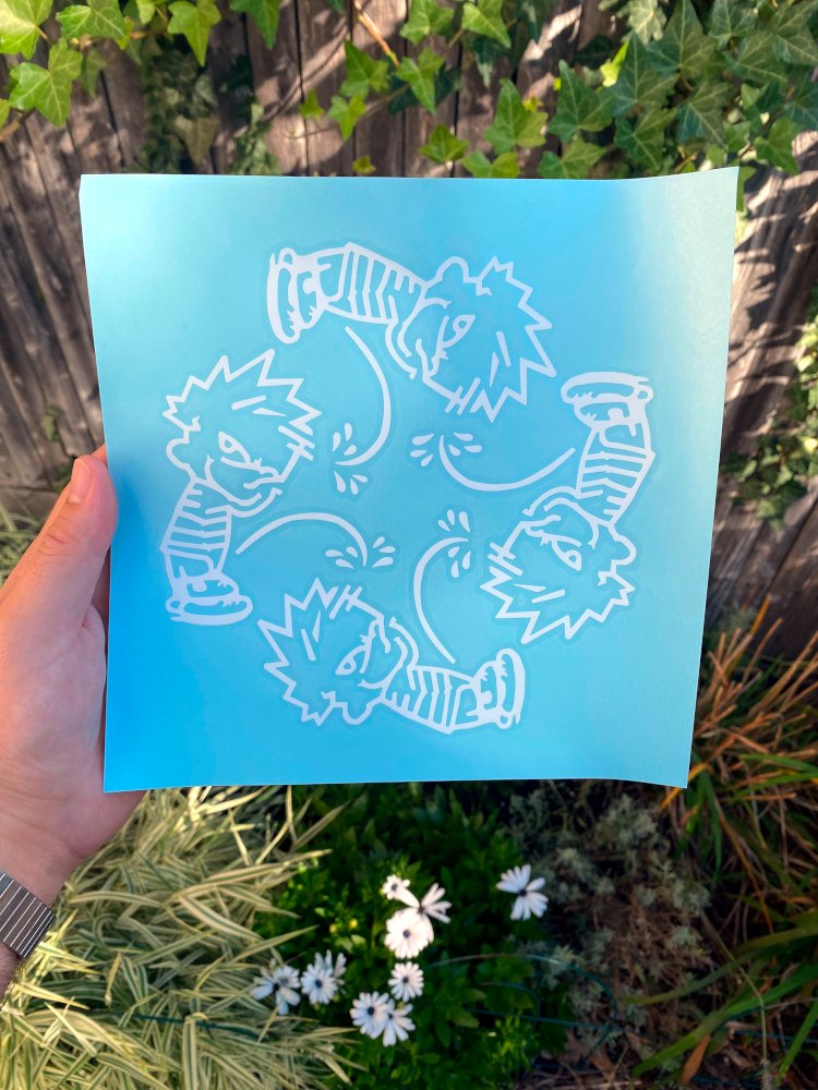 Calvin And Hobbes Car Decals