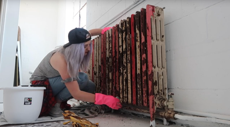 DIY Ombré Radiator Makeover: MINERAL PAINT SUCCESS — DIY IN PROGRESS