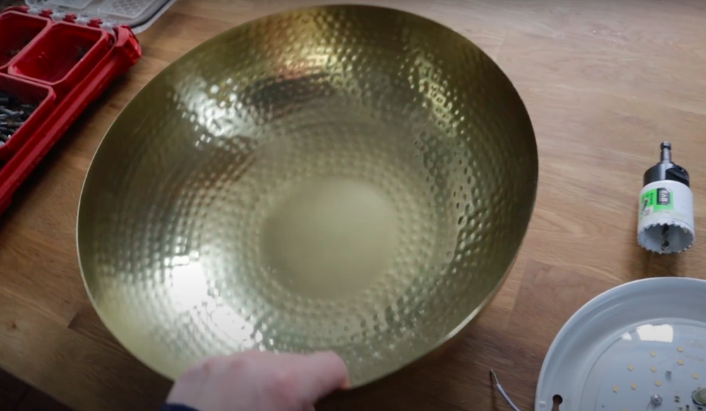 *SIMPLE* DIY CEILING BOWL LIGHT — DIY in Progress