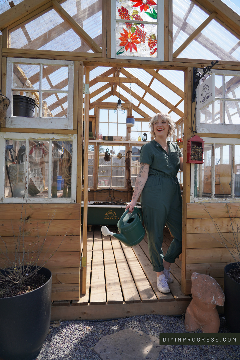 Greenhouse DIY Part 4: The Final Reveal! — DIY IN PROGRESS — DIY in ...