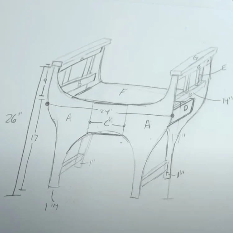 DIY Curved Rustic Bench — DIY in Progress