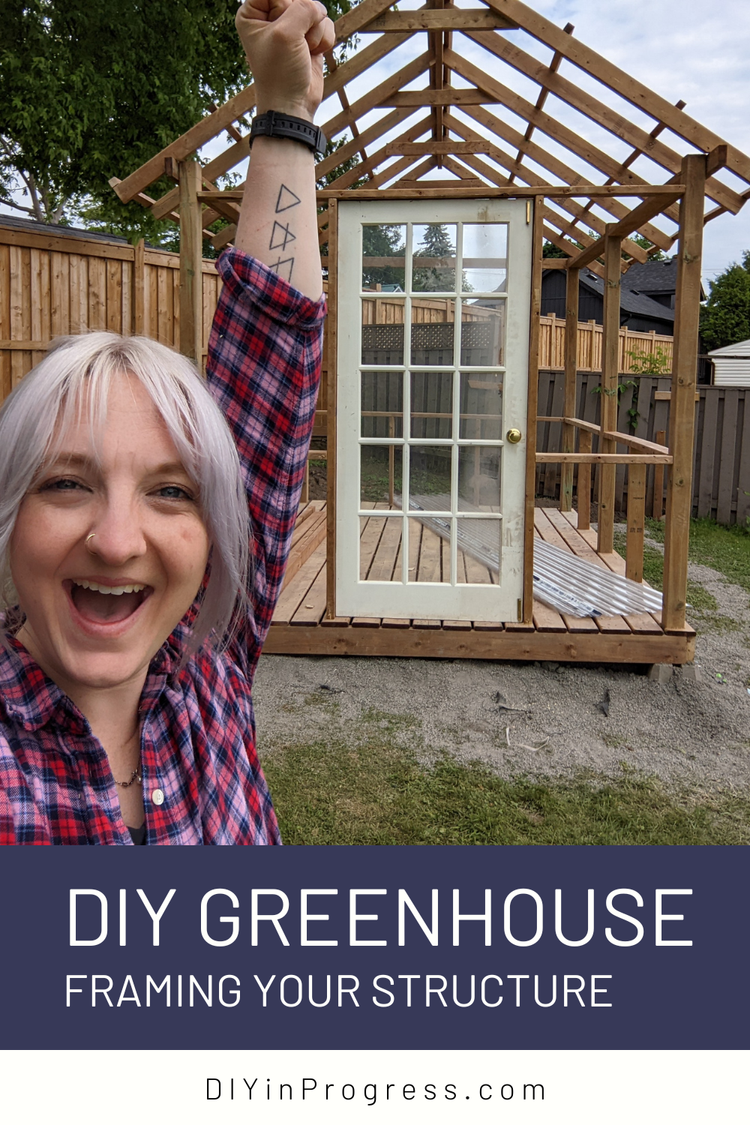 DIY Greenhouse Part 1: Building the Foundation and Wooden Frame — DIY ...