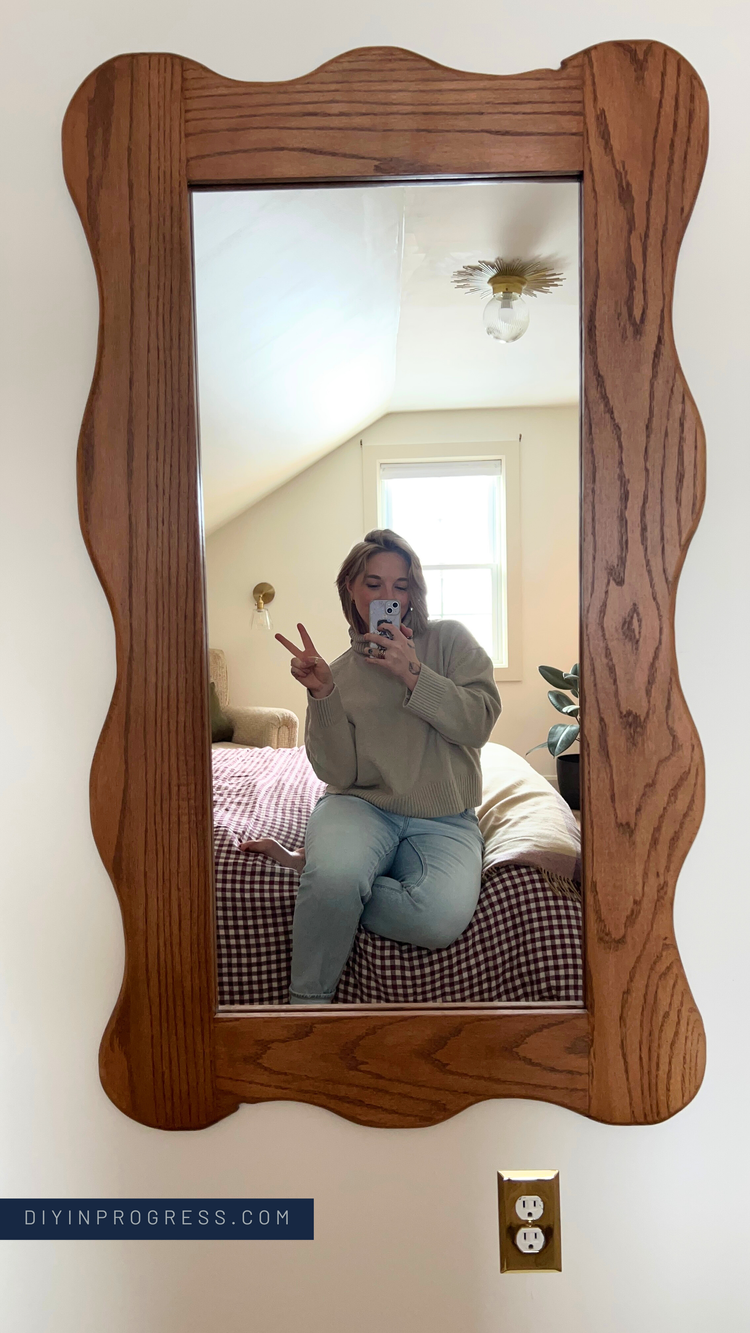MY DIY Wavy Mirror — DIY IN PROGRESS — DIY IN PROGRESS