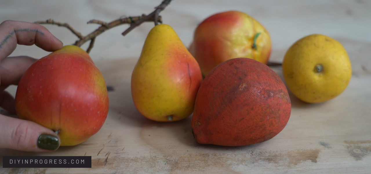 Thrift Flip: Turning Faux Fruit into Rustic Autumn Decor! — DIY in Progress
