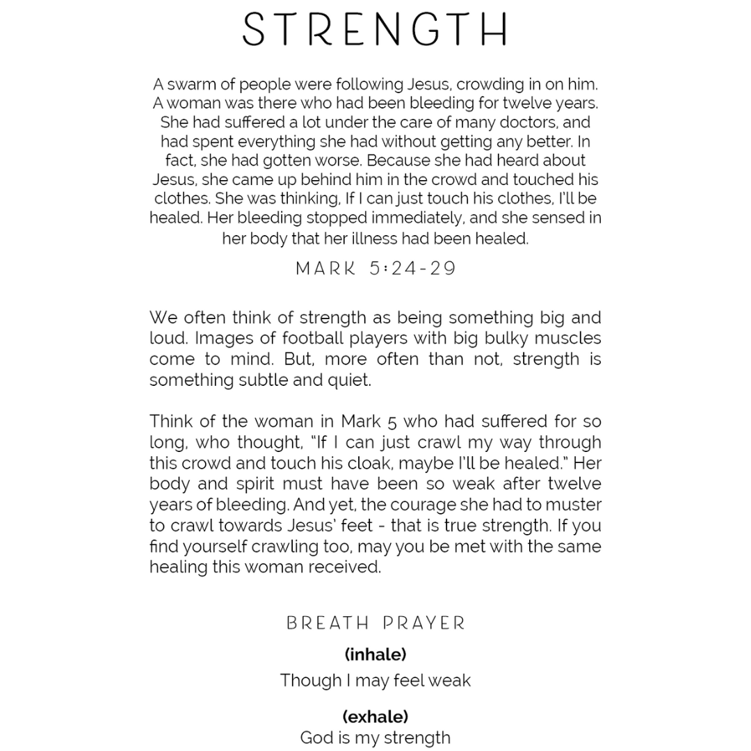 Finding Calm Lent Devotional — Faith in Motion