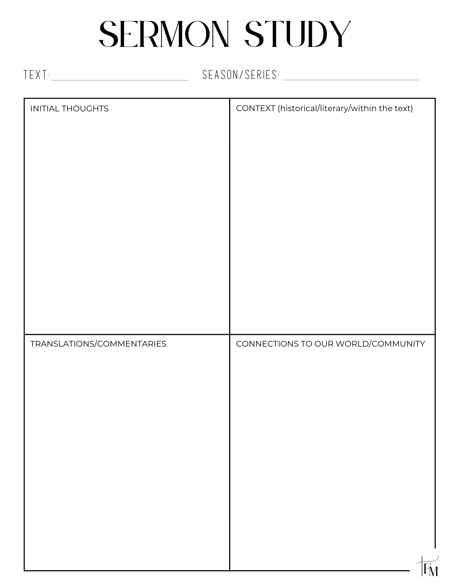 Free Resources — Faith in Motion