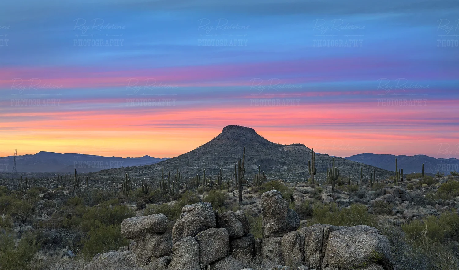 Arizona Desert Sunrise & Sunset Images For Sale, Image Digital ...