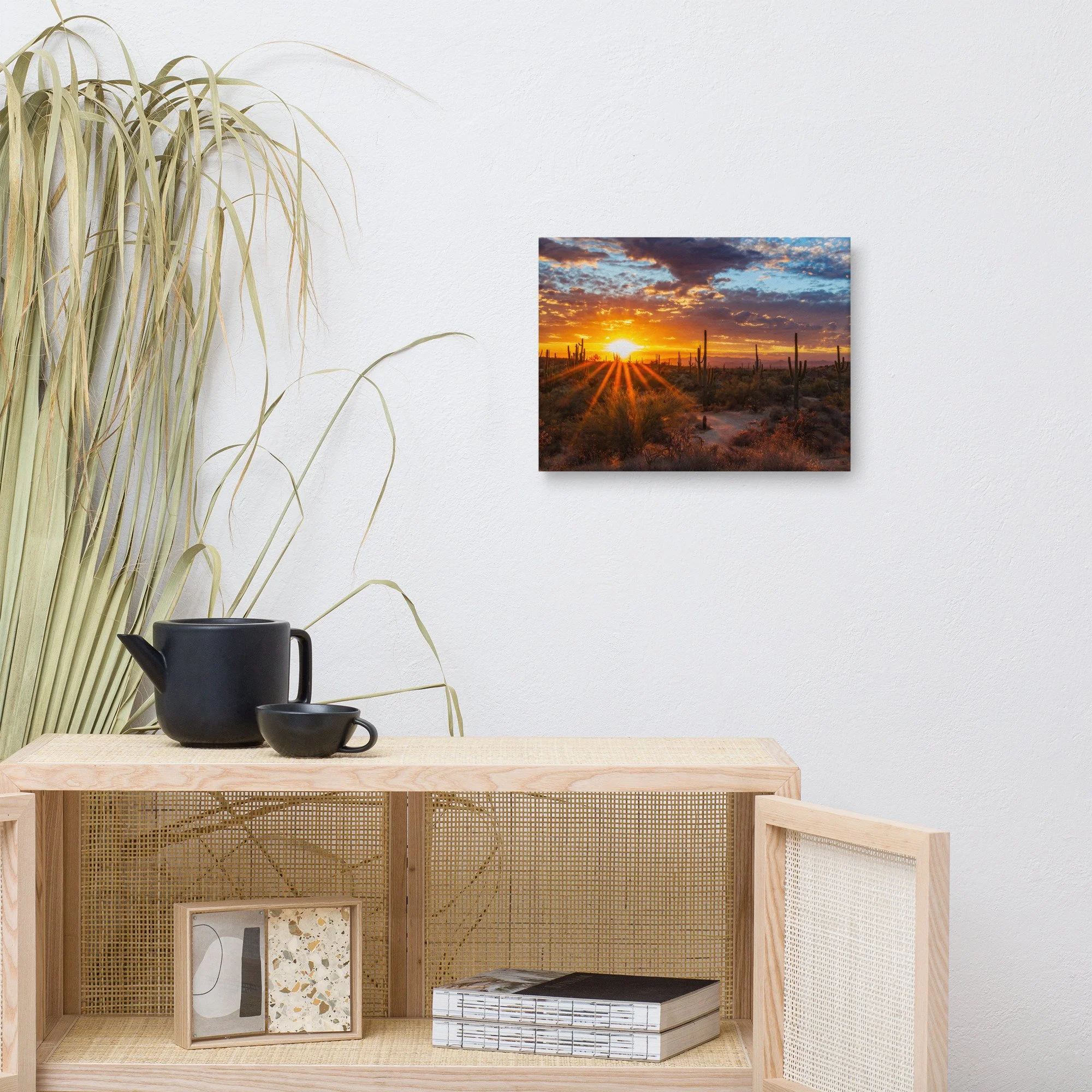 Phoenix Arizona Sonoran Desert Sunset Landscape Canvas Print | Wall Art ...