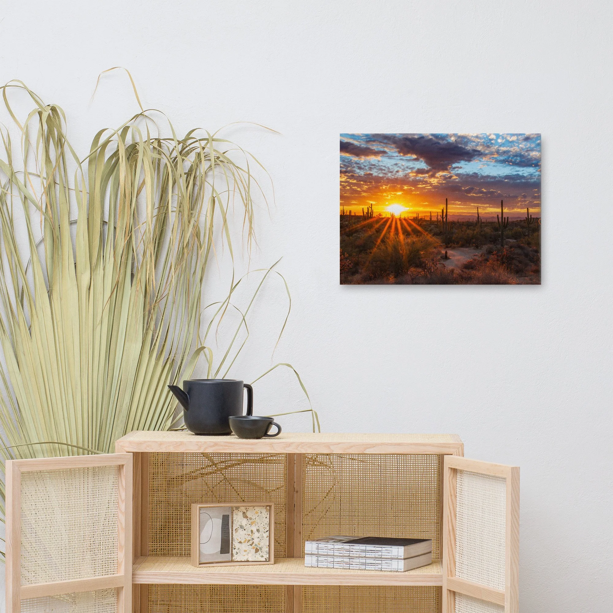 Phoenix Arizona Sonoran Desert Sunset Landscape Canvas Print | Wall Art ...