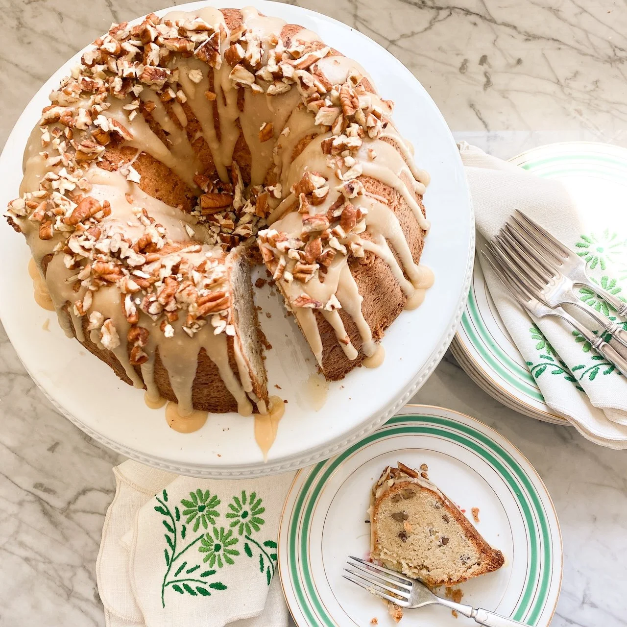 Southern Caramel Nut Cake — In the Curious Kitchen