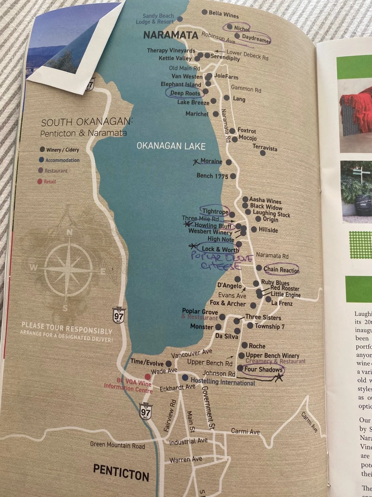 Okanagan Wineries Map