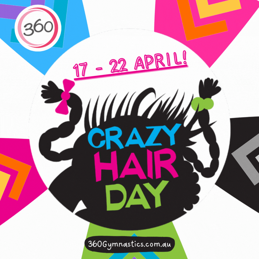 360 Gymnastics - Crazy Hair Week!