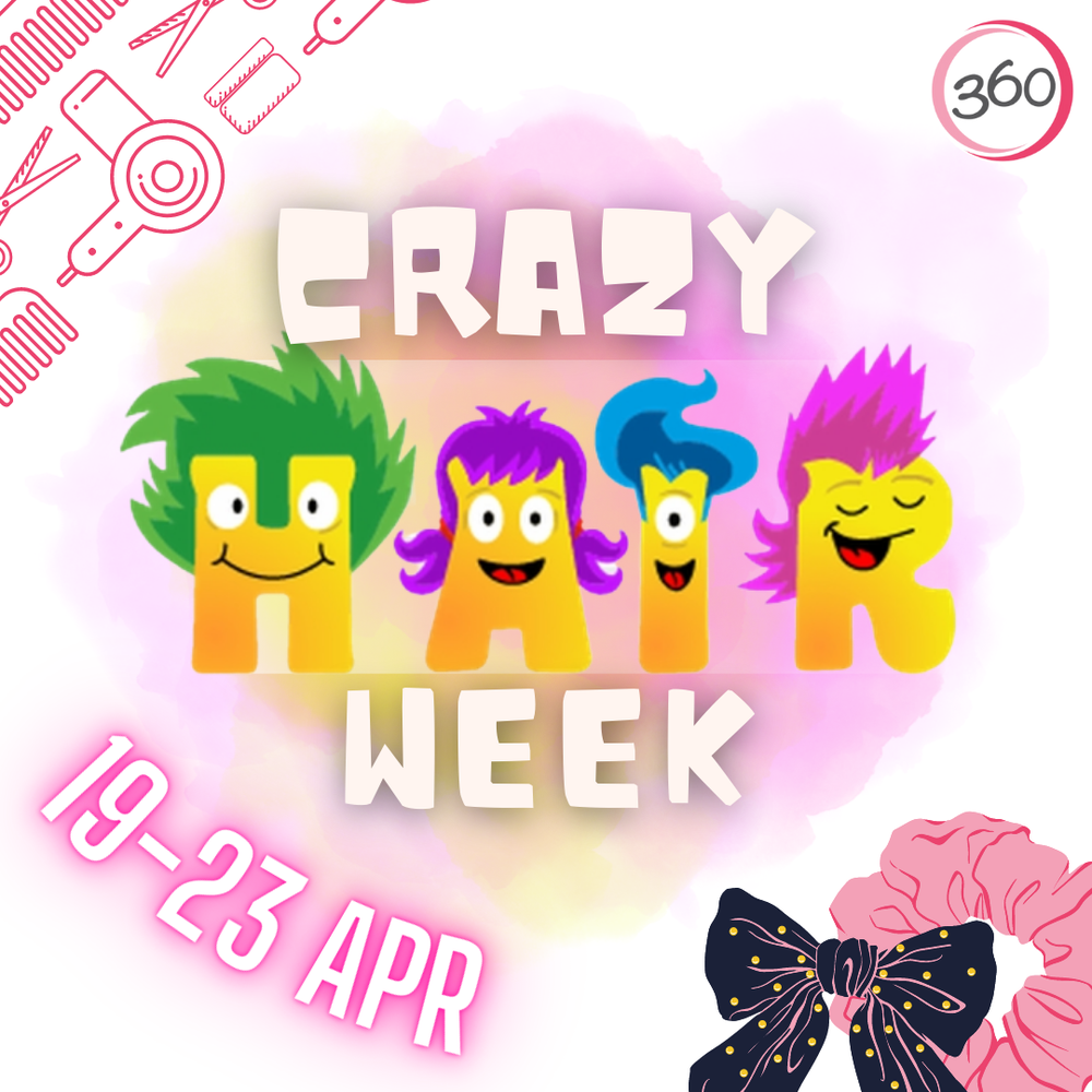 360 Gymnastics - Crazy Hair Week!