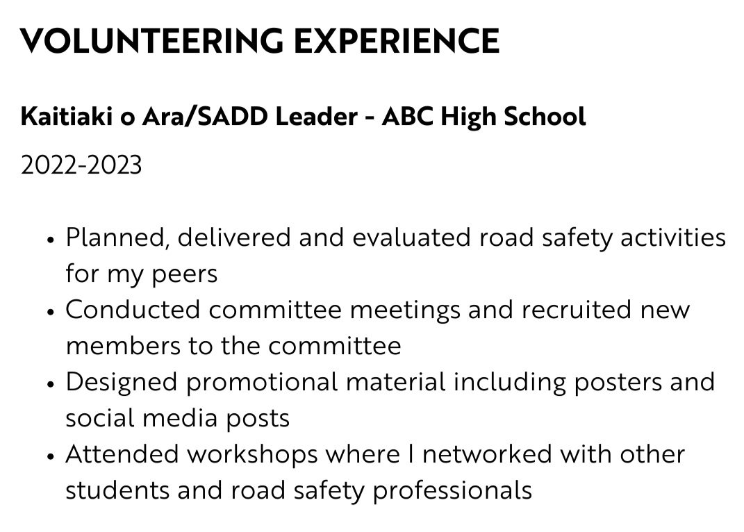 Pathways and Opportunties — Students Against Dangerous Driving