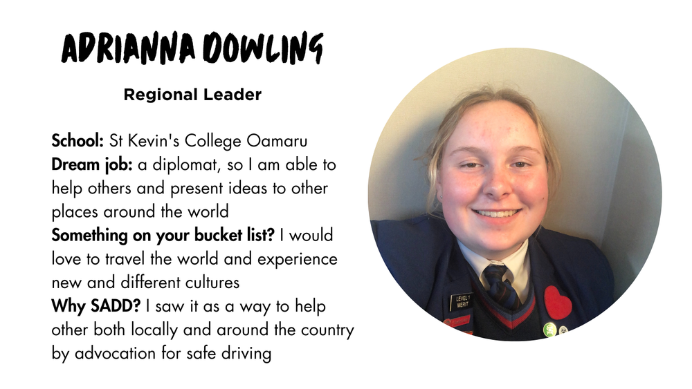 Introducing our new National and Regional Leaders! — Students Against Dangerous Driving