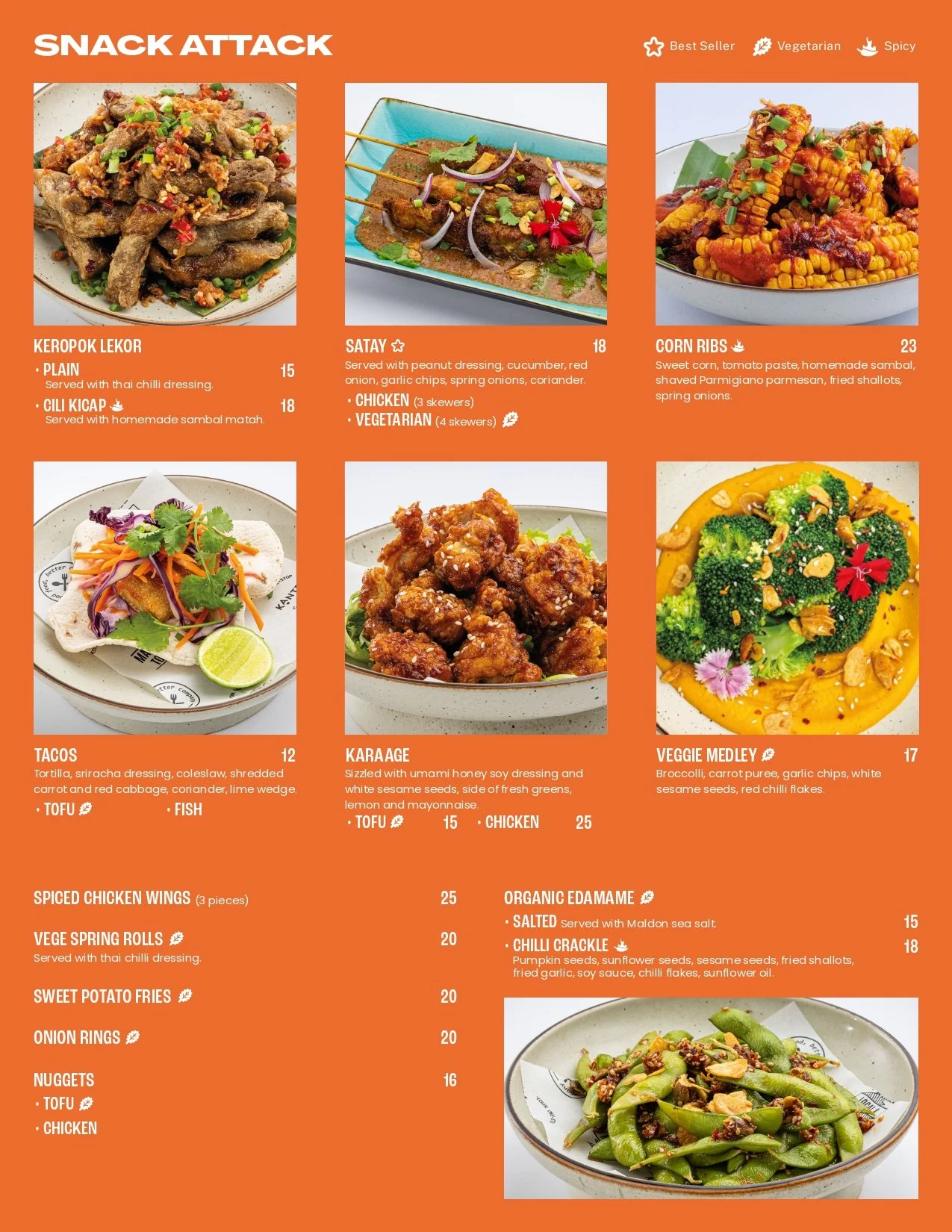 Kanteen Menu — Kanteen