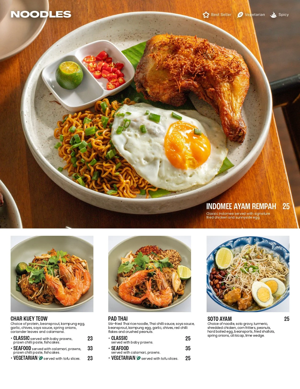 Kanteen Menu — Kanteen