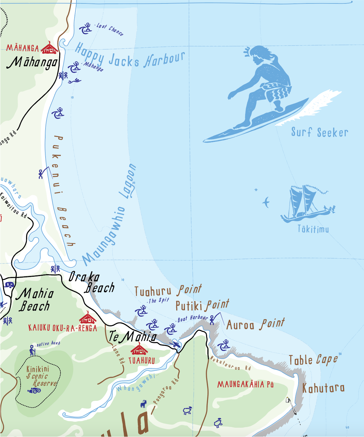 BB Map of Mahia — BB Maps NZ