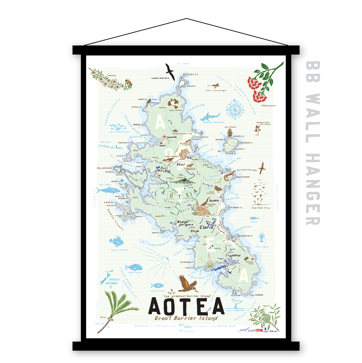 BB Map of Aotea — BB Maps NZ