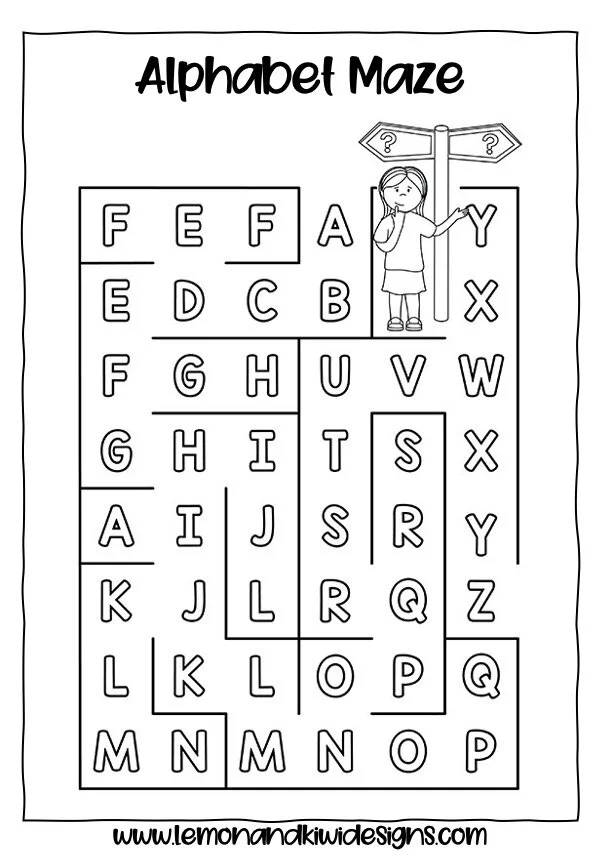 Children's Literacy Activities — Lemon & Kiwi Designs