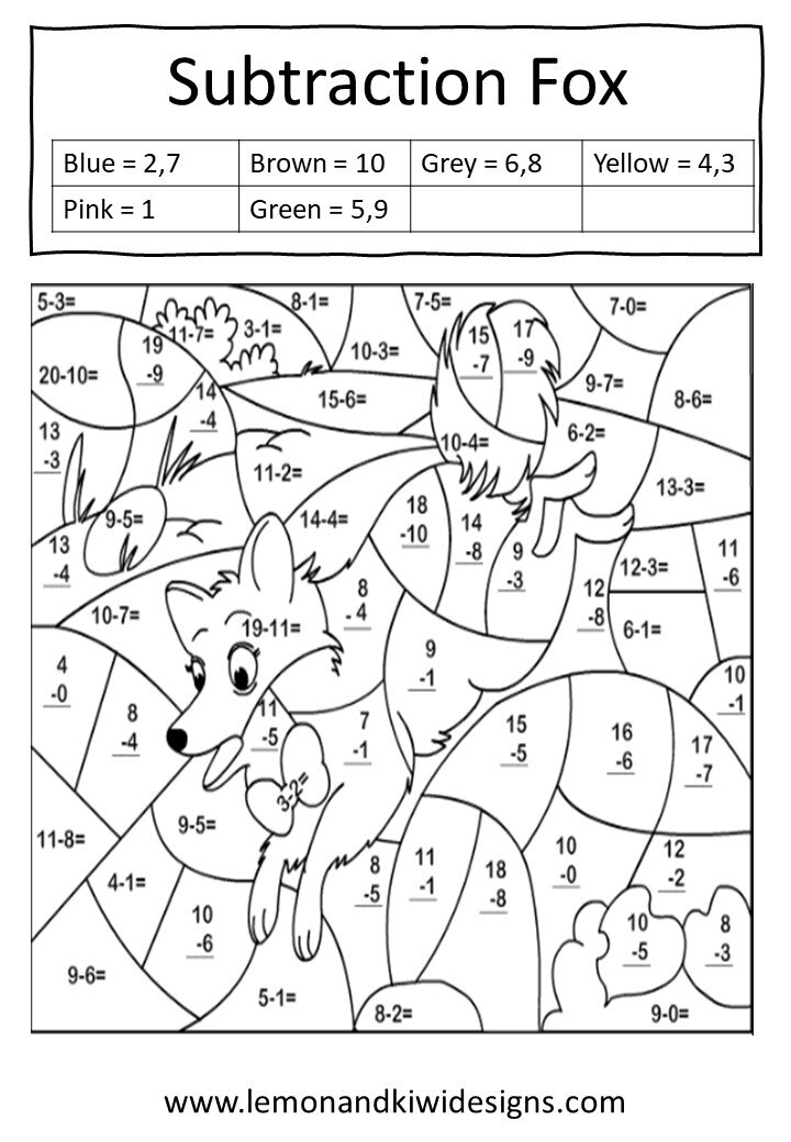 Children's Math Activities — Lemon & Kiwi Designs