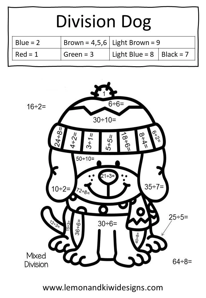 Children's Math Activities — Lemon & Kiwi Designs