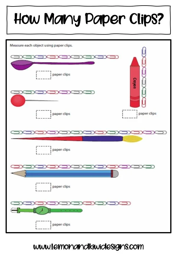 Children's Math Activities — Lemon & Kiwi Designs