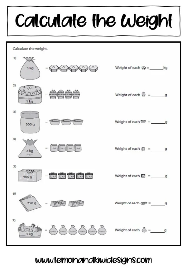 Children's Math Activities — Lemon & Kiwi Designs
