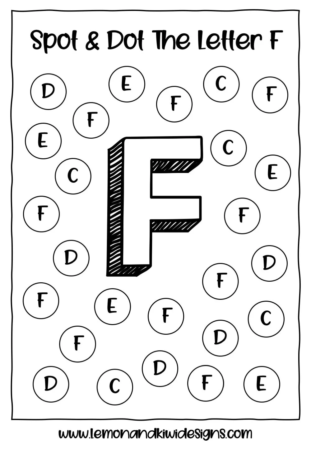 Letter F Do A Dot Printables Uppercase Lowercase Ubicaciondepersonas Letter F Do A Dot Printables Uppercase Lowercase Ubicaciondepersonas