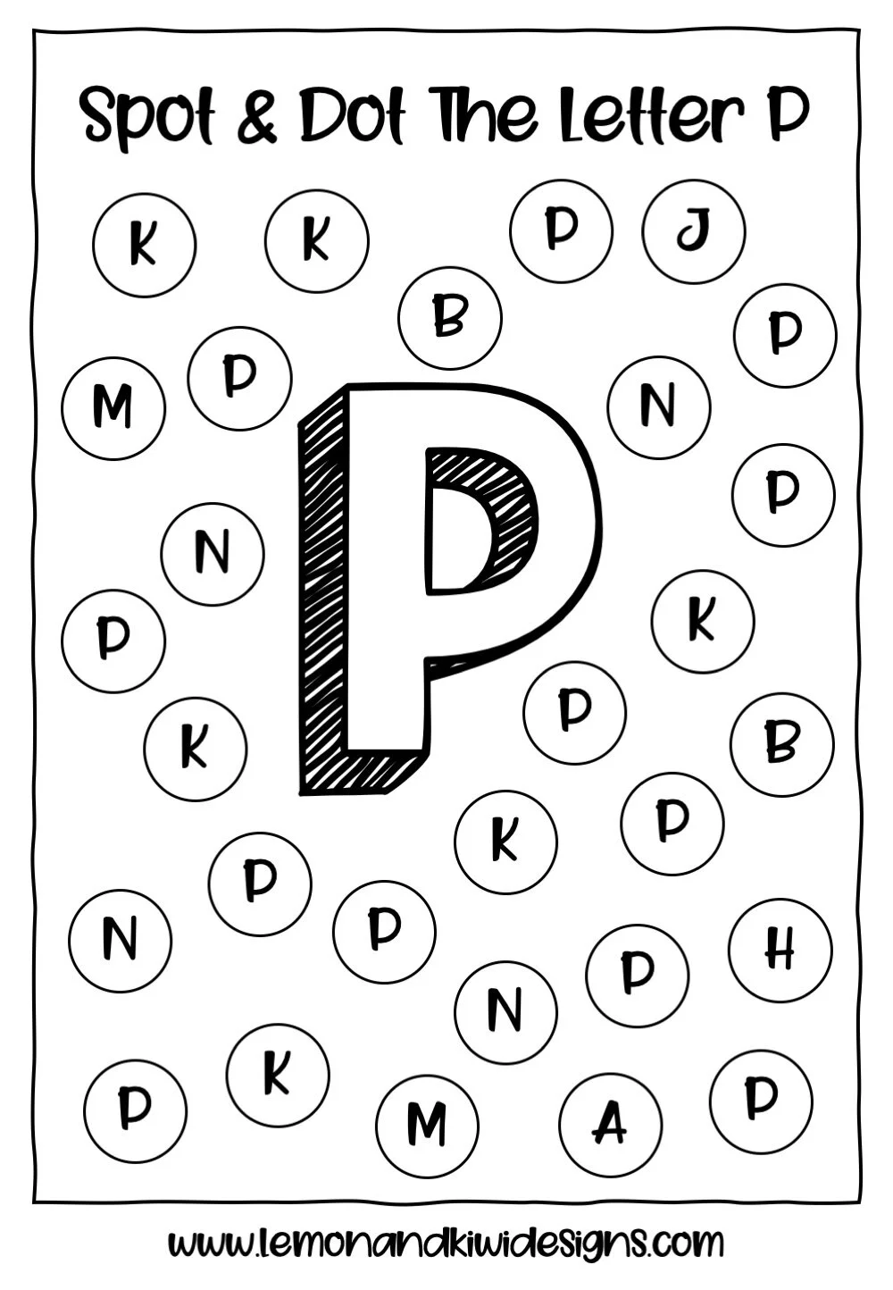 Alphabet Spot And Dot Free Do A Dot Printables Lemon Kiwi Designs Alphabet Spot And Dot Free Do A Dot Printables Lemon Kiwi Designs