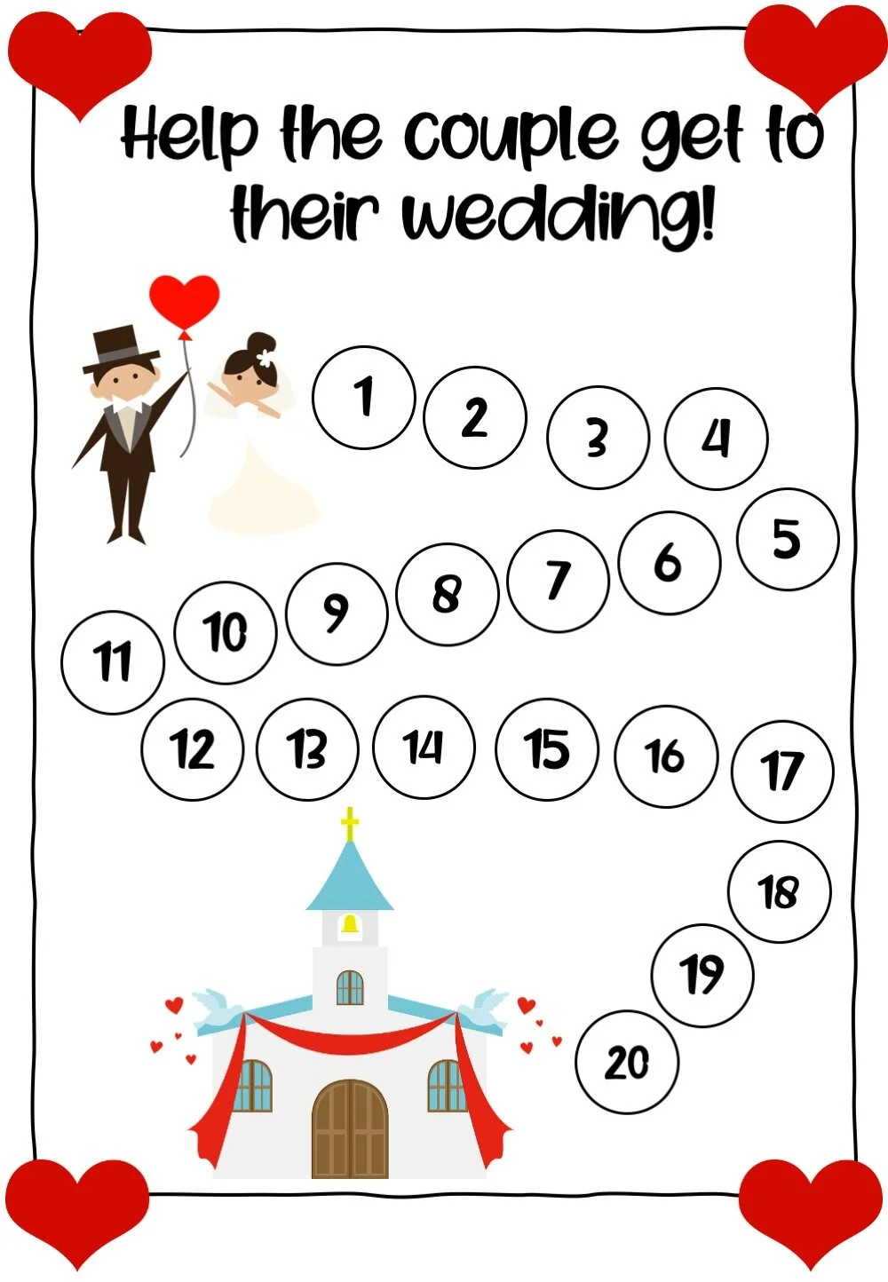Free Printable Wedding Activity Book For Kids Lemon Kiwi Designs