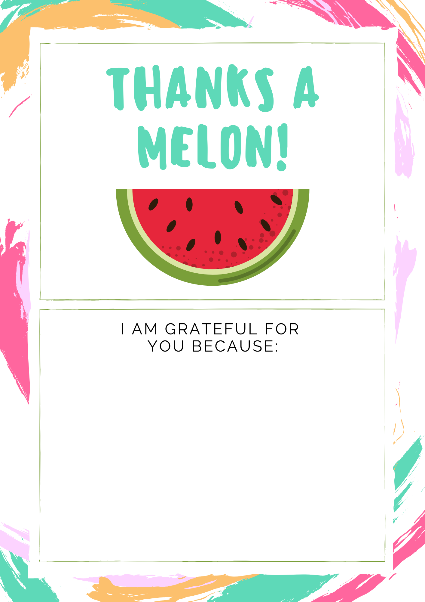 Free Printable Funny Thanksgiving Gratitude Cards — Lemon & Kiwi Designs
