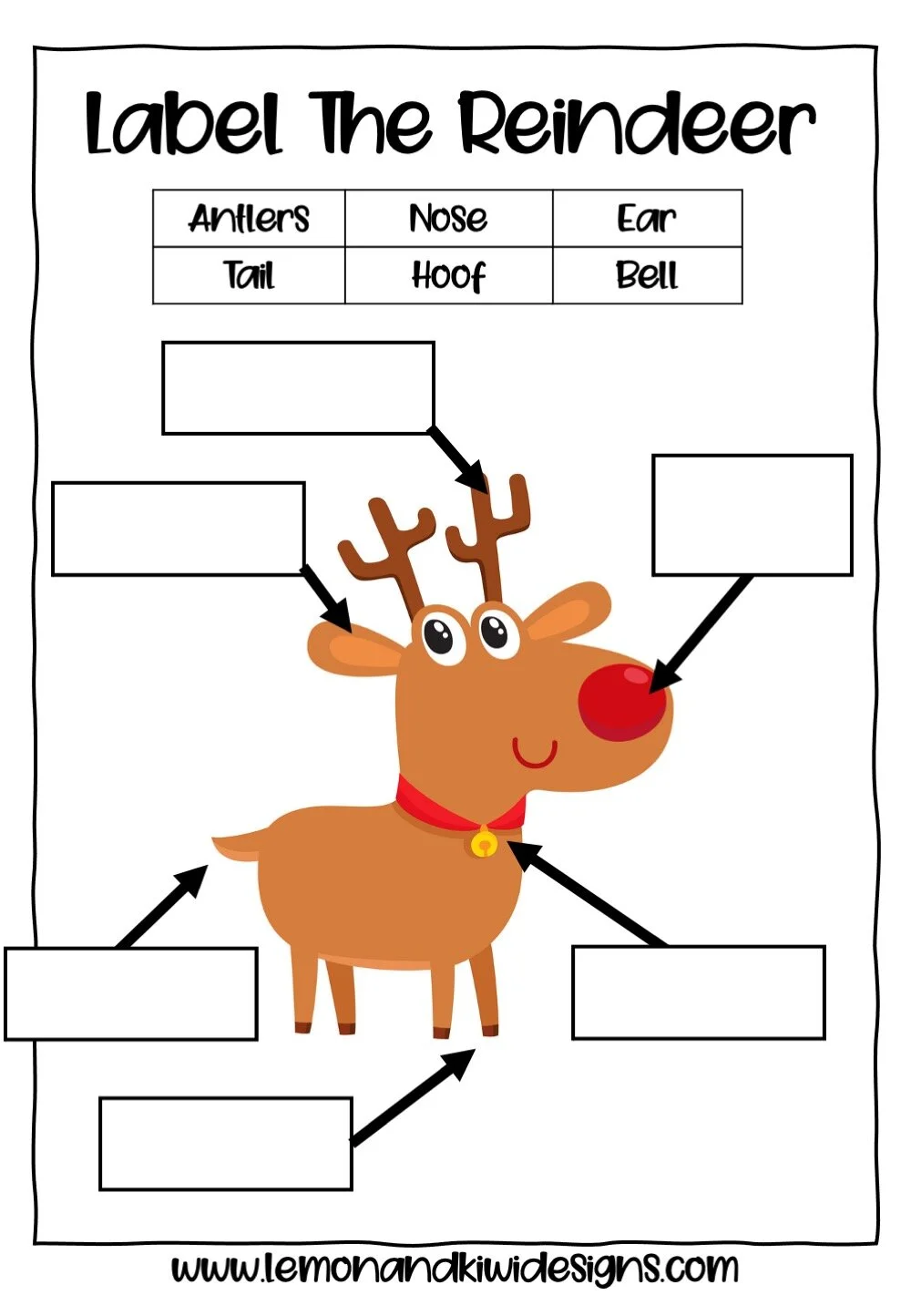 Free Christmas Literacy Printable Activity Book — Lemon & Kiwi Designs