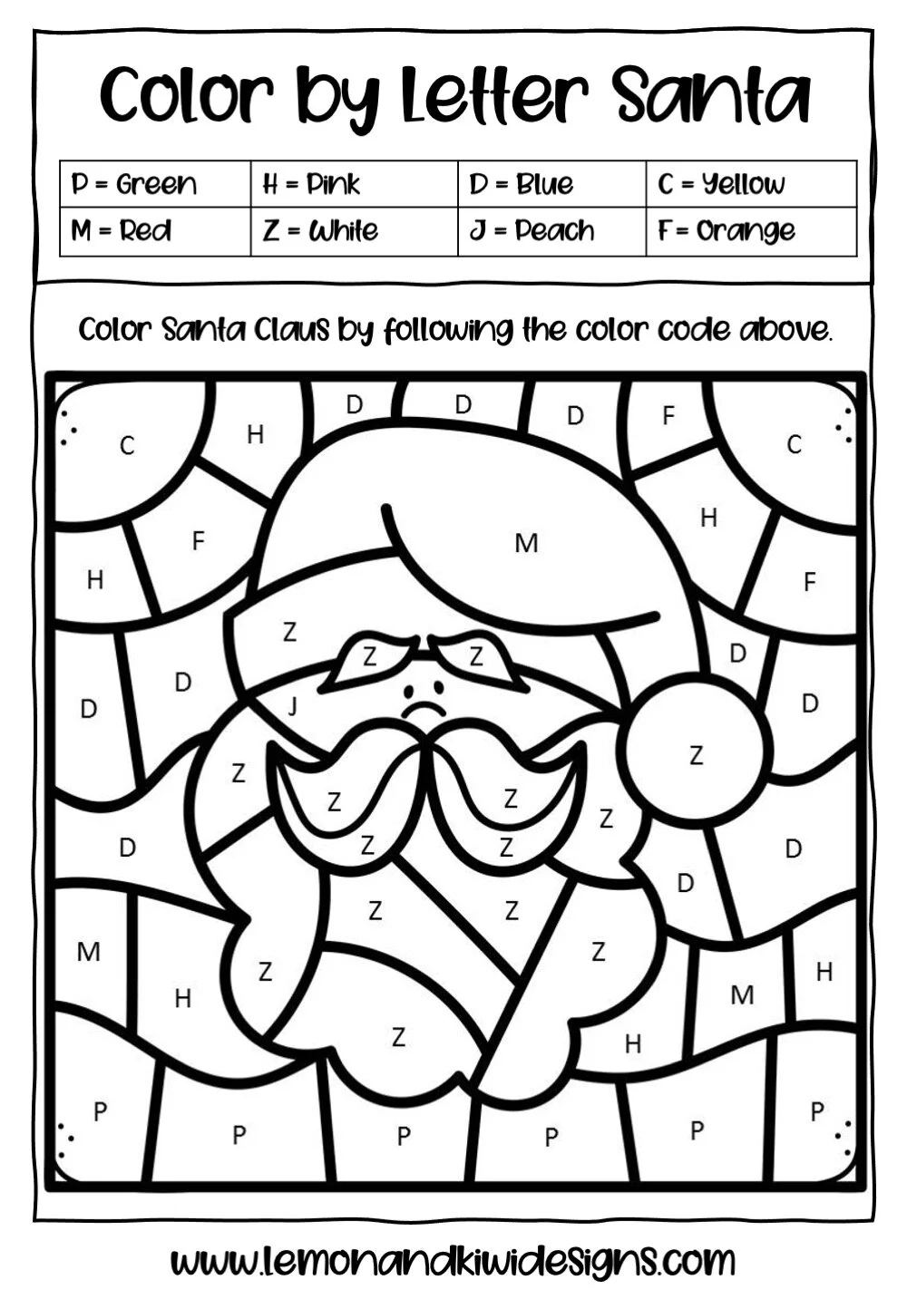 Free Christmas Literacy Printable Activity Book — Lemon & Kiwi Designs