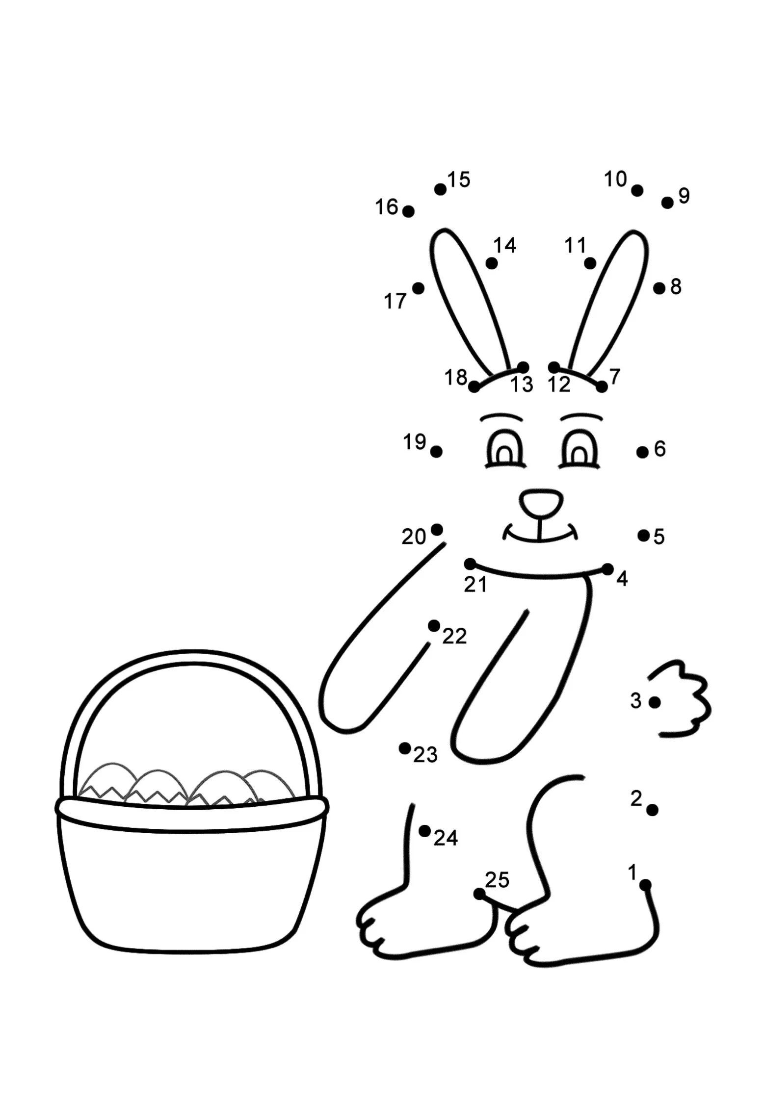 Free Easter Dot to Dot Printables — Lemon & Kiwi Designs