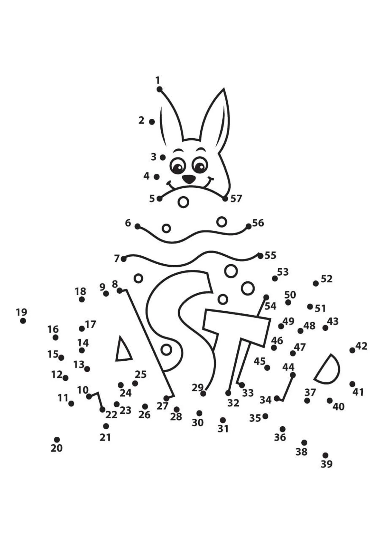 Free Easter Dot to Dot Printables — Lemon & Kiwi Designs