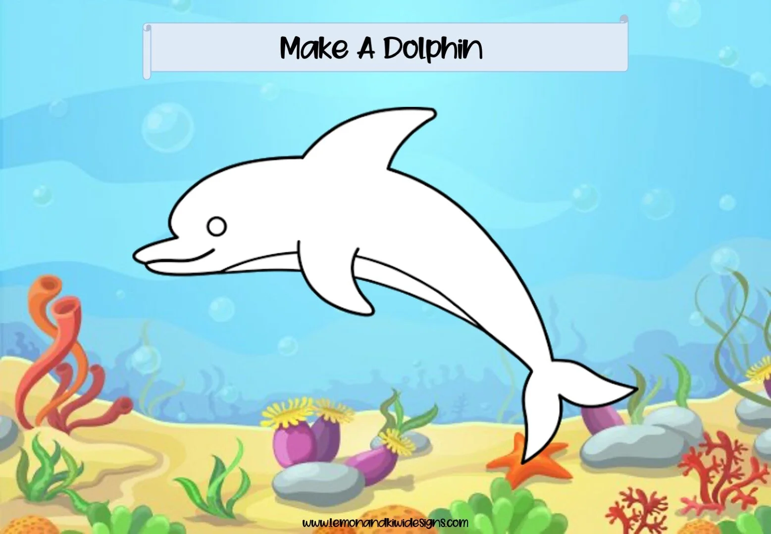 Free Under the Sea Playdough Mats — Lemon & Kiwi Designs
