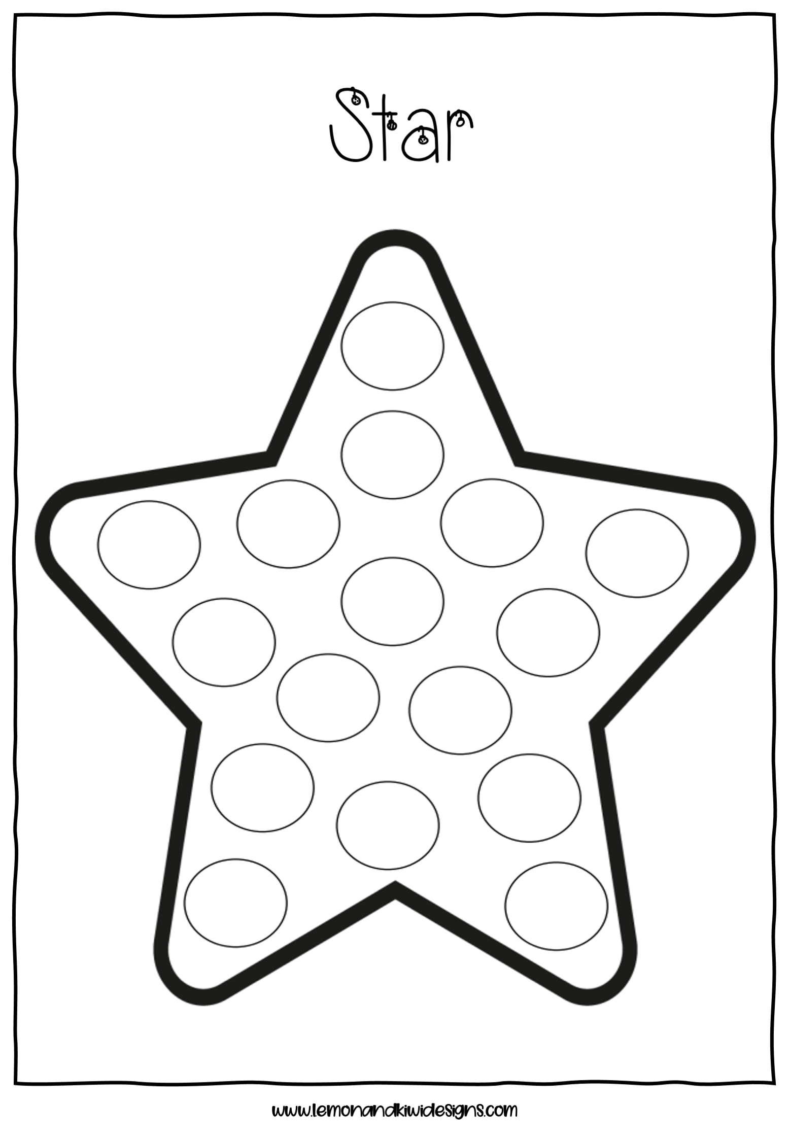 Free Christmas Do-A-Dot Printables — Lemon & Kiwi Designs