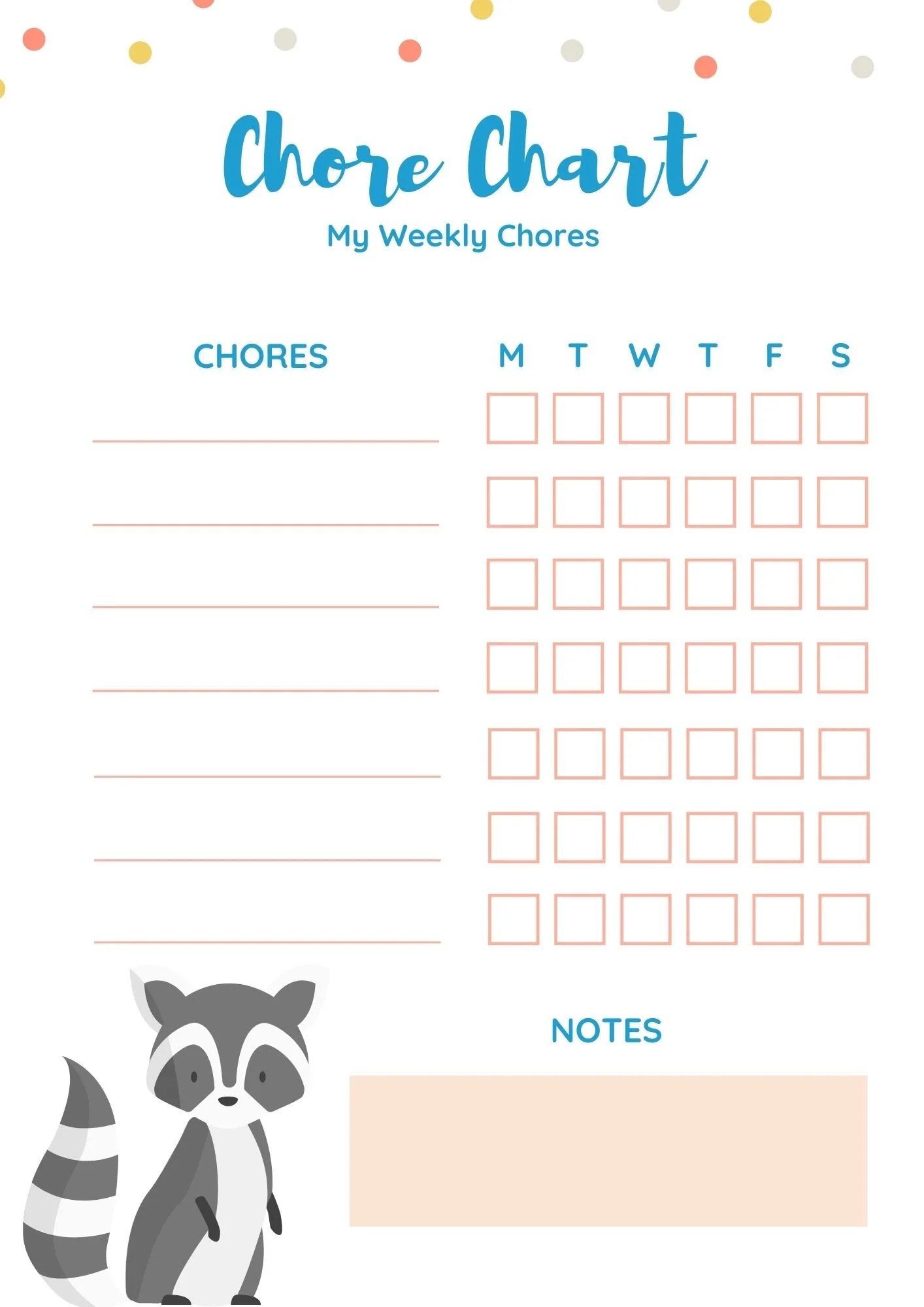 Free Printable Planner and Chores Chart For Kids — Lemon & Kiwi Designs
