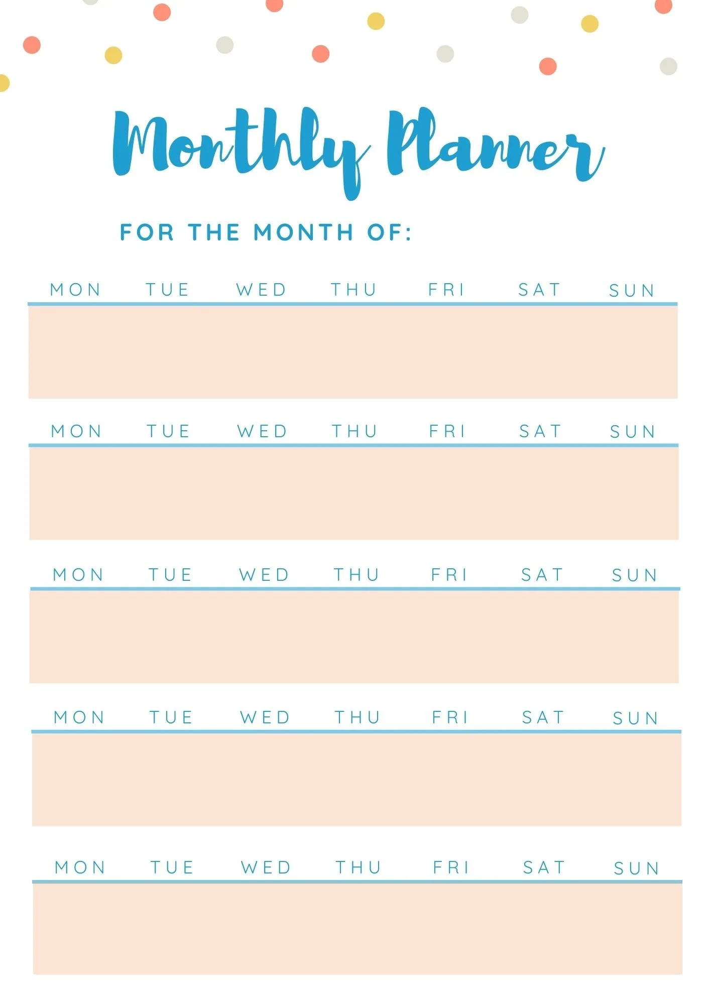 Free Printable Planner and Chores Chart For Kids — Lemon & Kiwi Designs