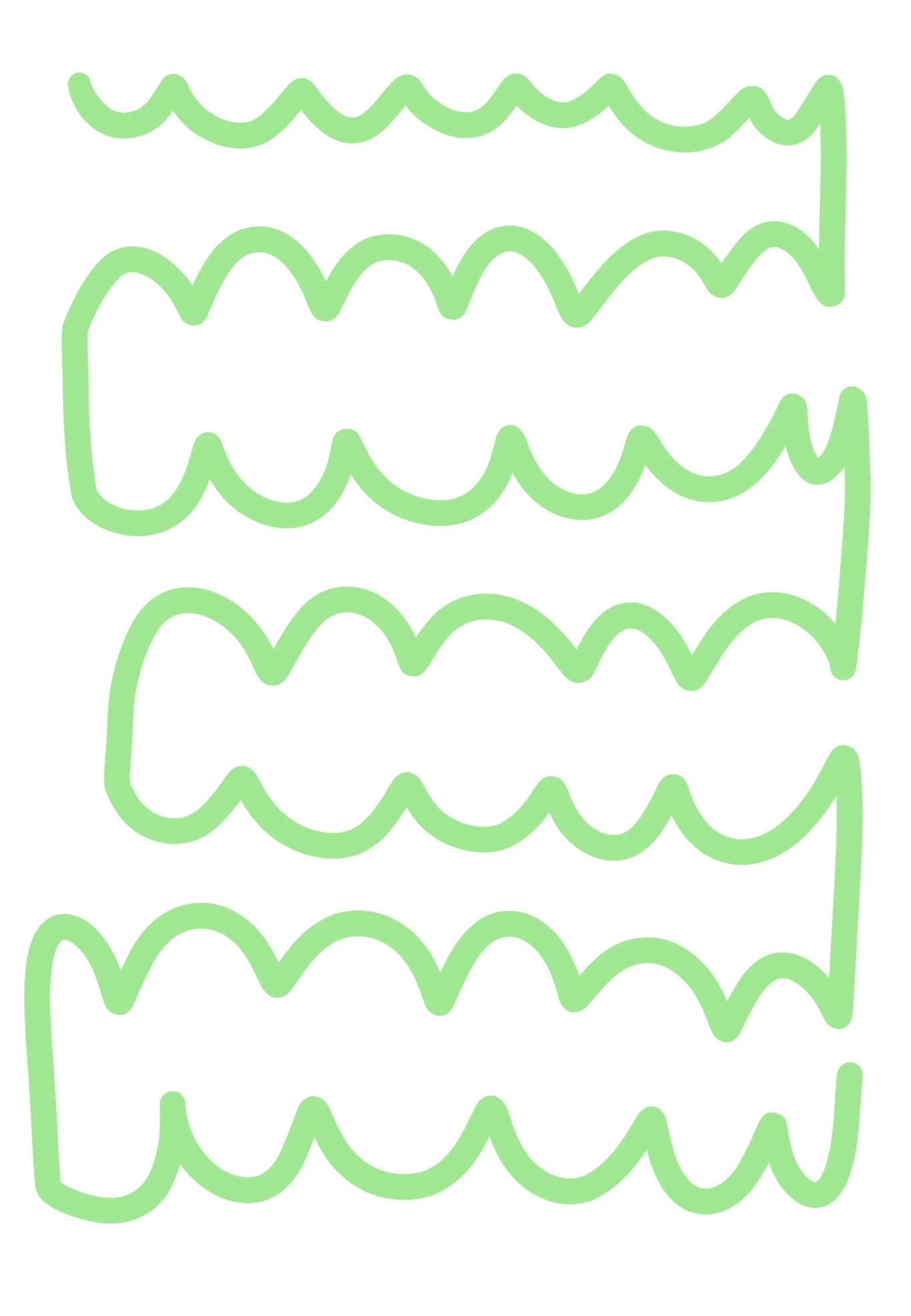 Free Finger Tracing Calm Down Cards — Lemon & Kiwi Designs