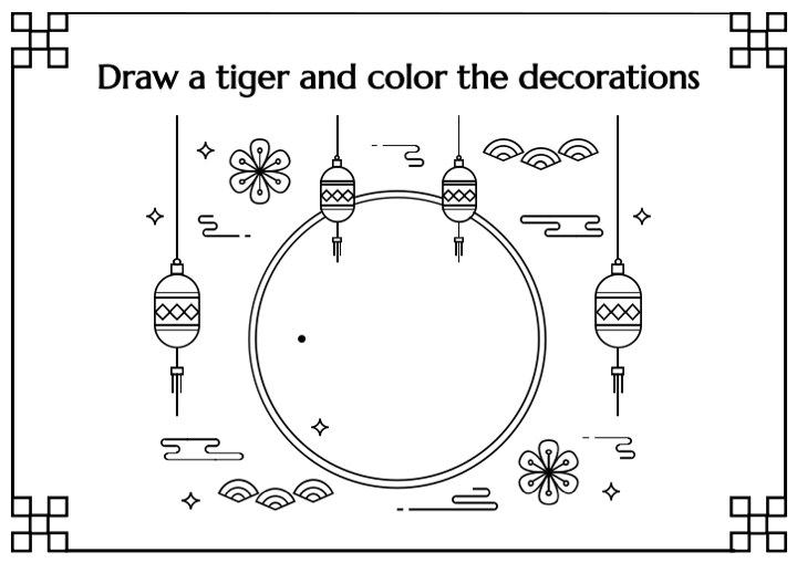 Free Printable 2022 Chinese New Year Coloring Pages — Lemon & Kiwi Designs