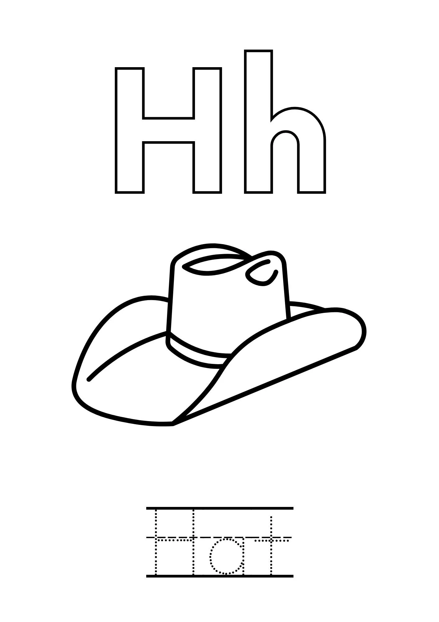 Printable Alphabet Coloring Pages (A-Z PDF Tracing and Coloring Book ...