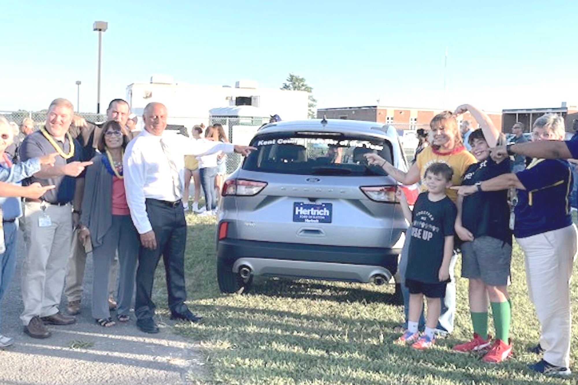 Carty Receives Car as Teacher of the Year — Kent County Chamber of Commerce