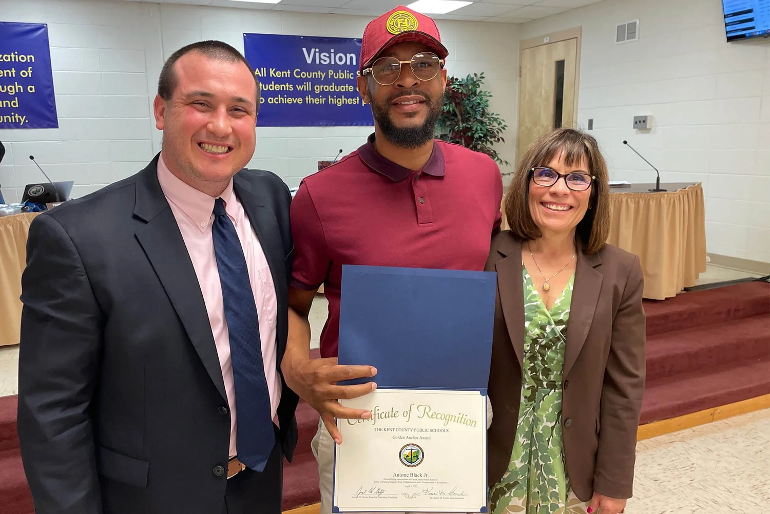 Antone Black Jr. Receives Golden Anchor Award — Kent County Chamber of ...