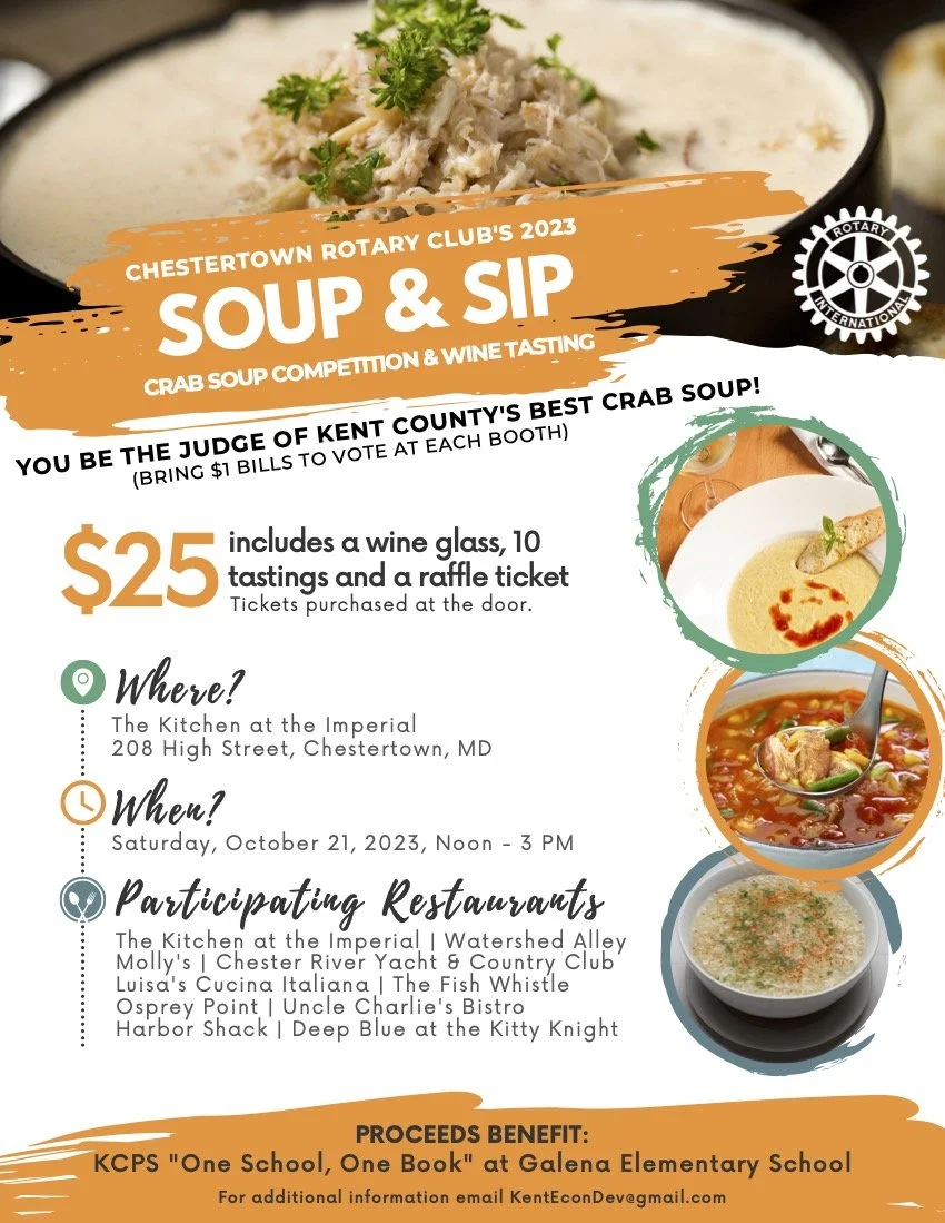 The Chestertown Rotary Club Presents its Annual Soup & Sip — Kent ...