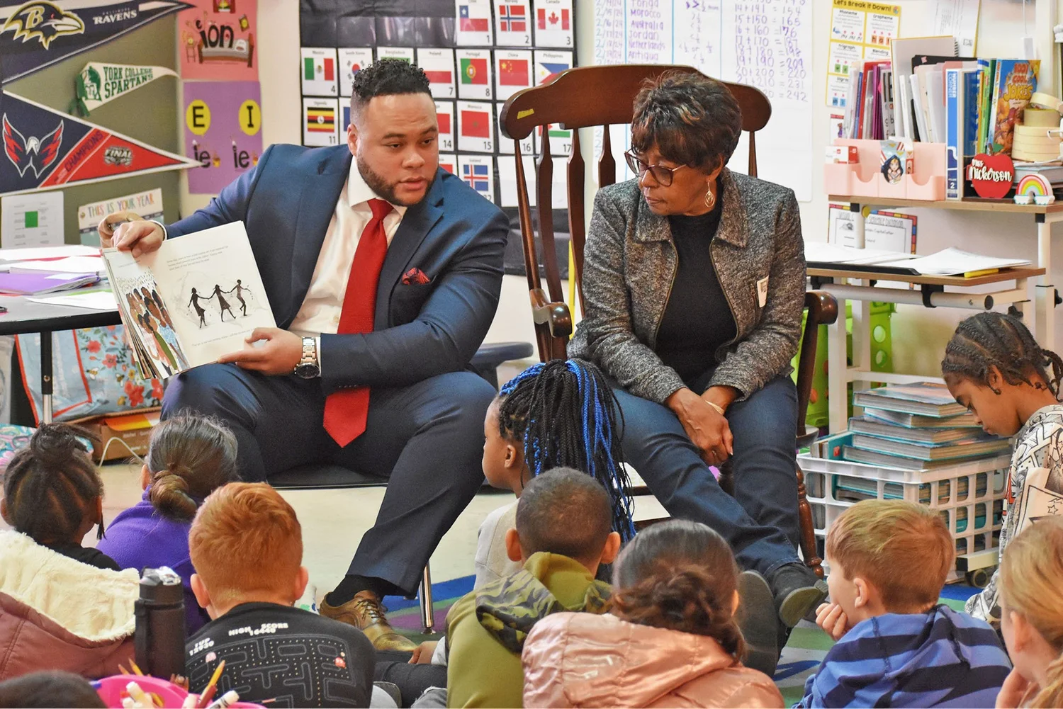 Local Volunteers, Former MLBer Celebrate Black History Month at RHES ...