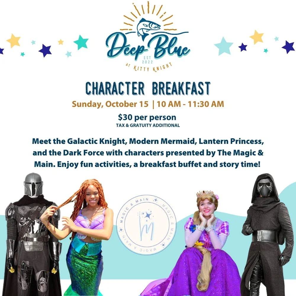 Deep Blue at Kitty Knight Offers Character Breakfast — Kent County ...